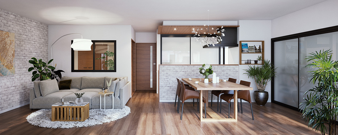 Dtype 3LDK｜間取り｜リヴィエール長府シーサイドヴィラ